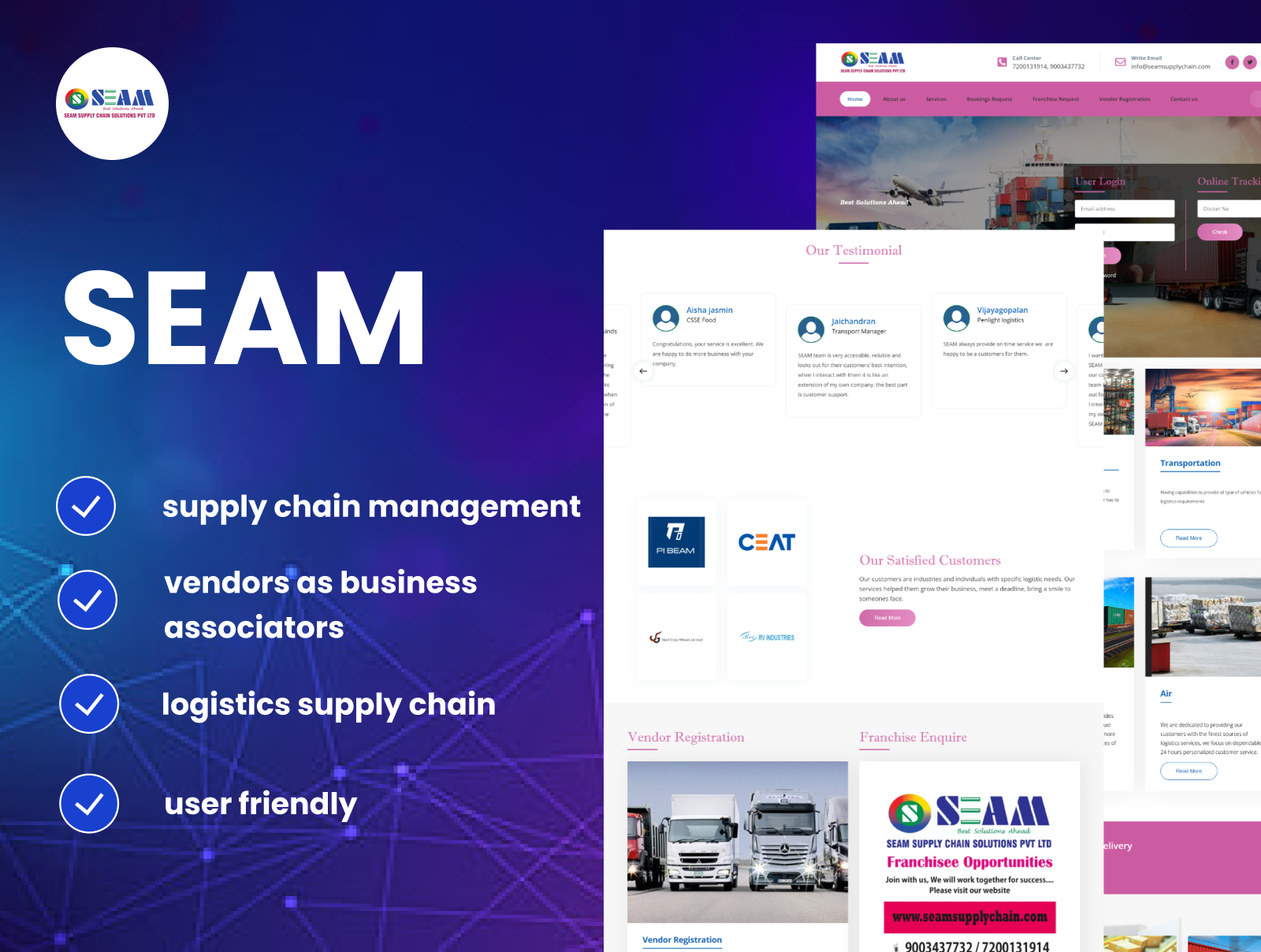 SEAM – Amrithaa Portfolio