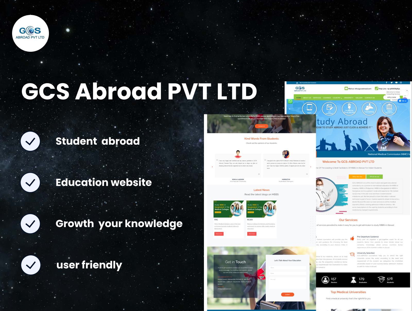 GCS Abroad PVT LTD – Amrithaa Portfolio