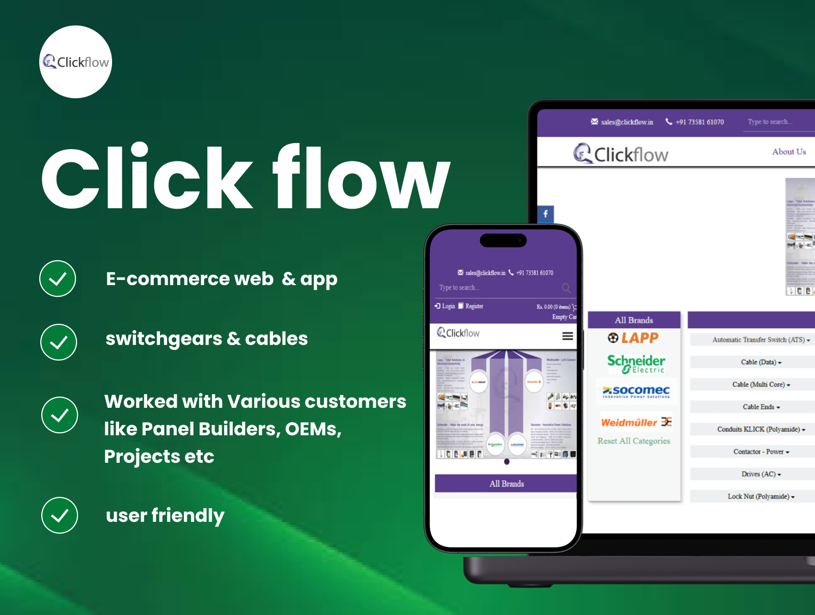 Click flow – Amrithaa Portfolio